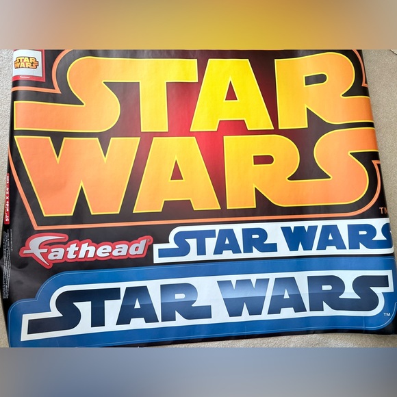 Star Wars | Toys | Star Wars 5x 24 Fathead Wall Decal | Poshmark